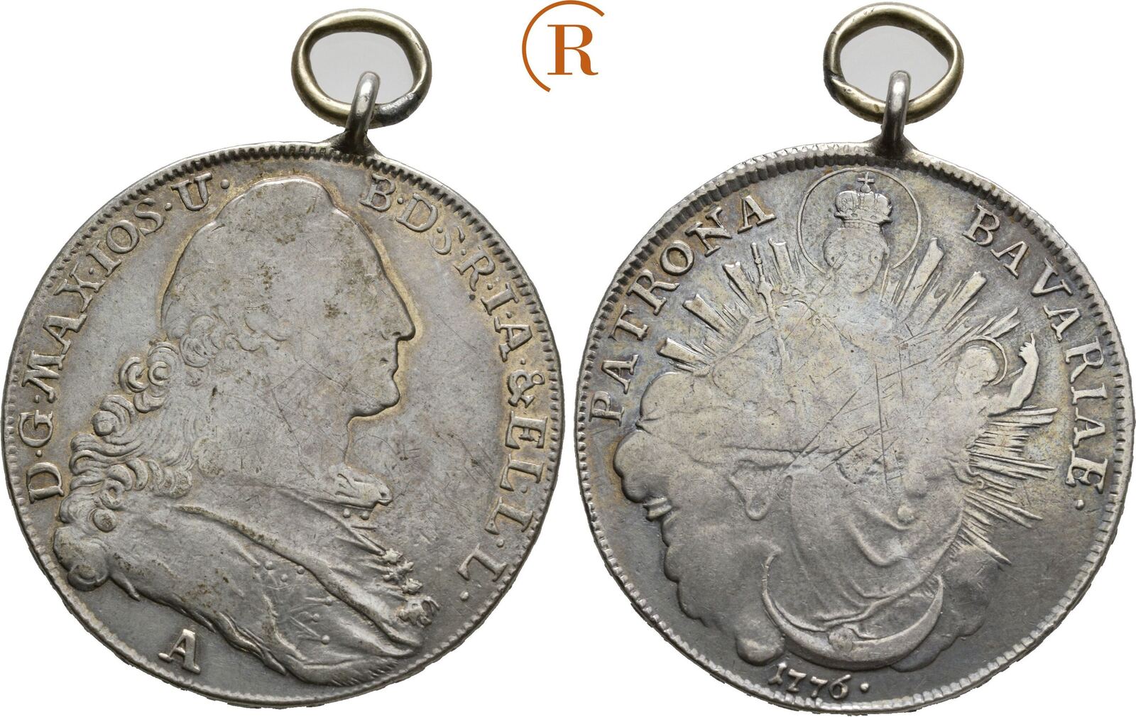 Bayern: Taler, Madonnentaler Amberg 1776 A Maximilian III. Joseph, 1745 ...