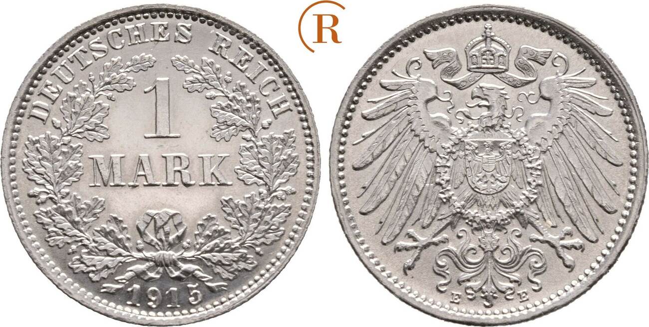 Kaiserreich: 1 Mark 1915 E f.vz | MA-Shops
