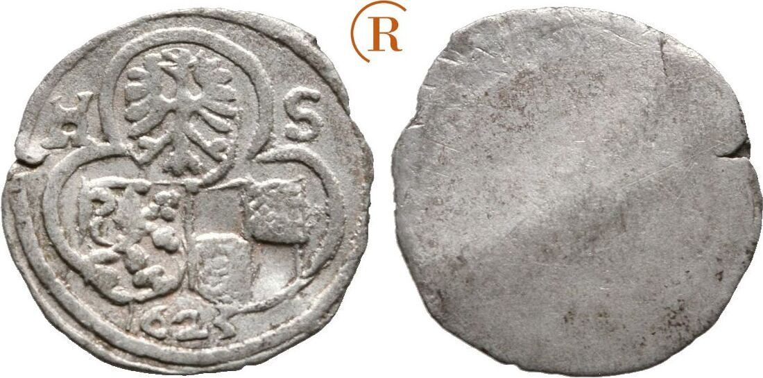 Brandenburg Bayreuth: Einseitiger Pfennig 1623 HS Christian, 1603-1655 ...