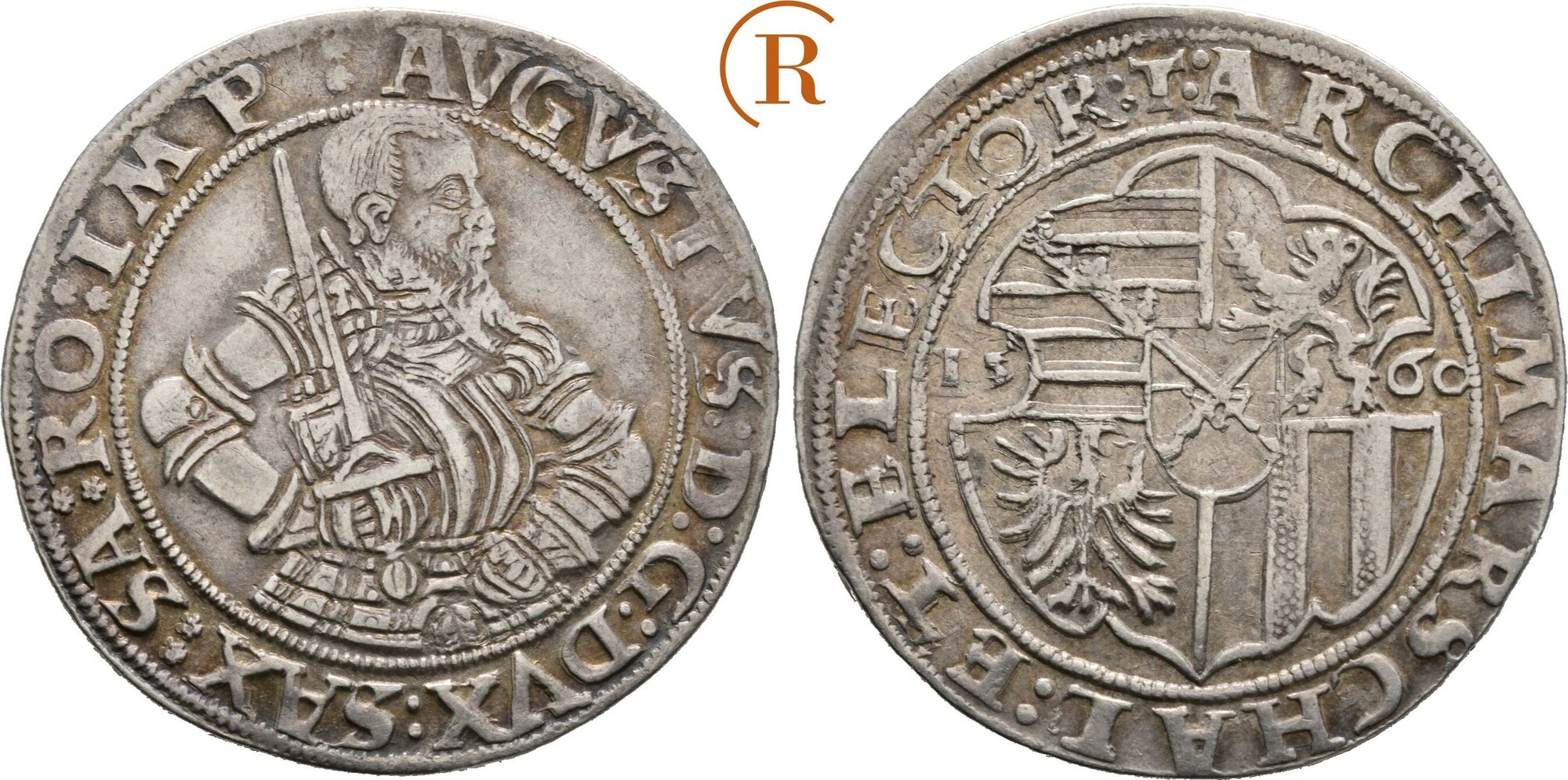 Sachsen: 1/2 Taler Schneeberg 1560 T August, 1553-1566: ss+ selten ...