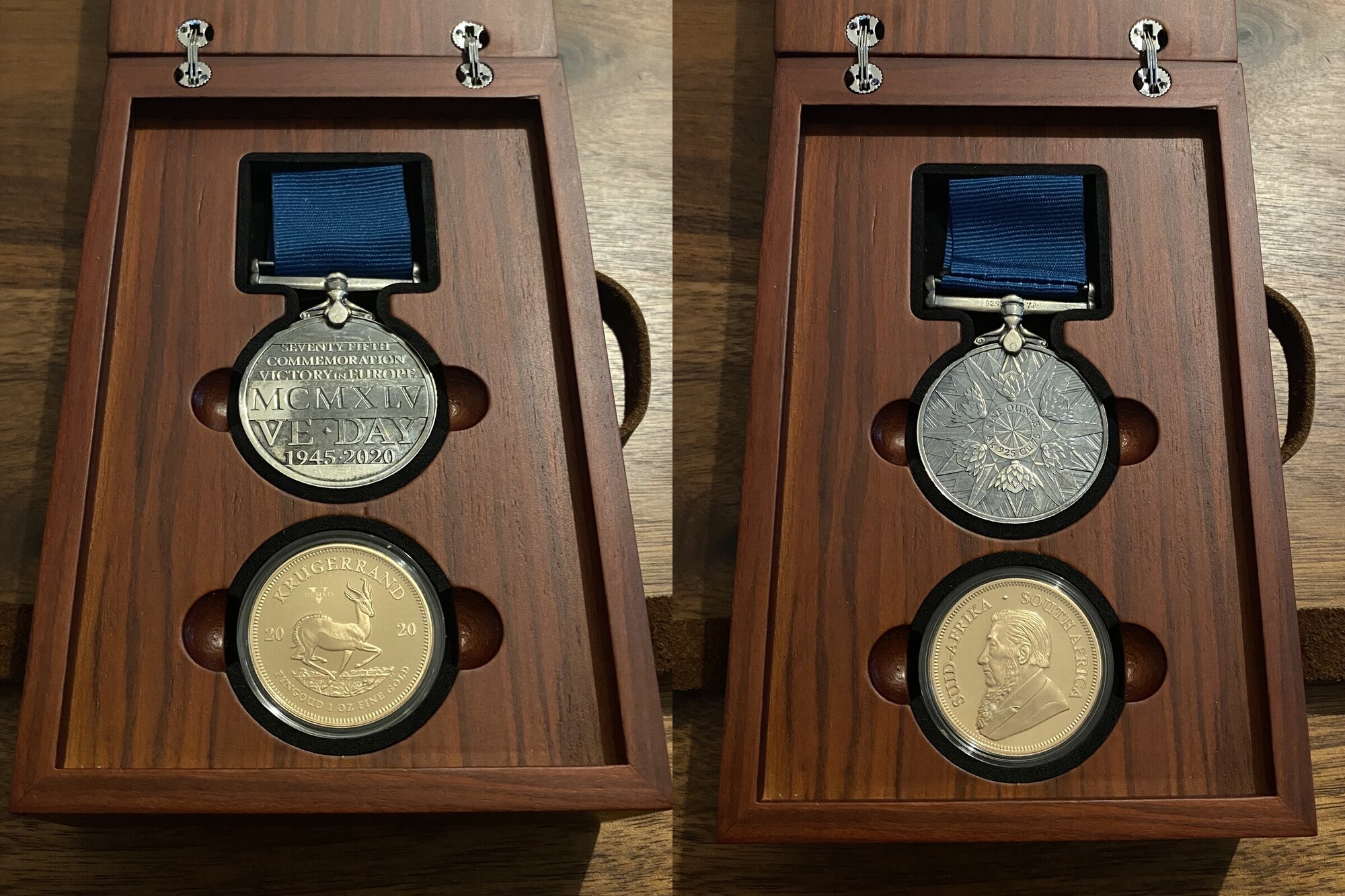 Krugerrand Krügerrand 1 oz 2020 VE-Day Proof Goldmünze SA Mint ...