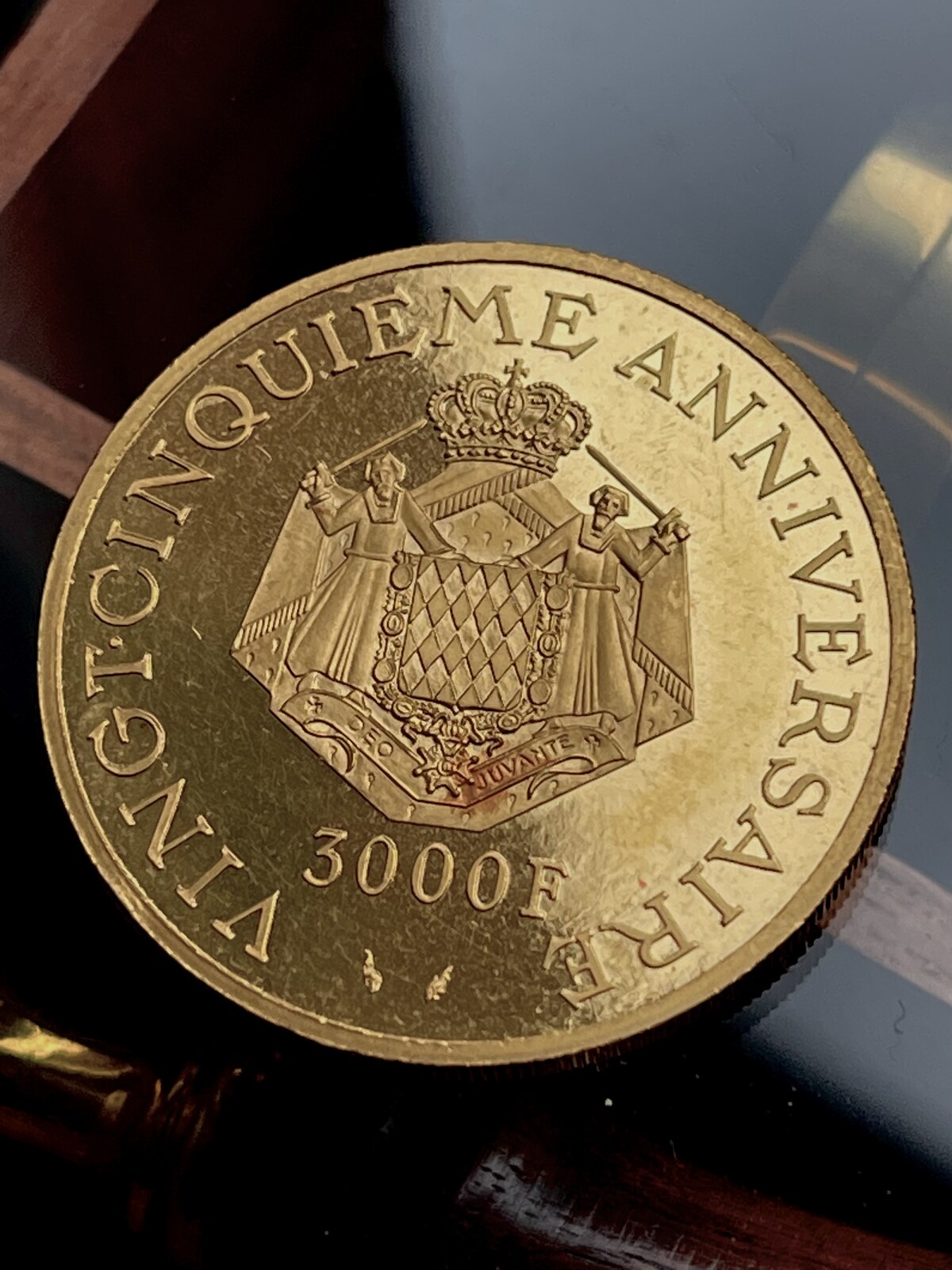 Monaco 3000 Francs 1974 1oz Gold – 25. Jahrestag – Regentschaft von ...