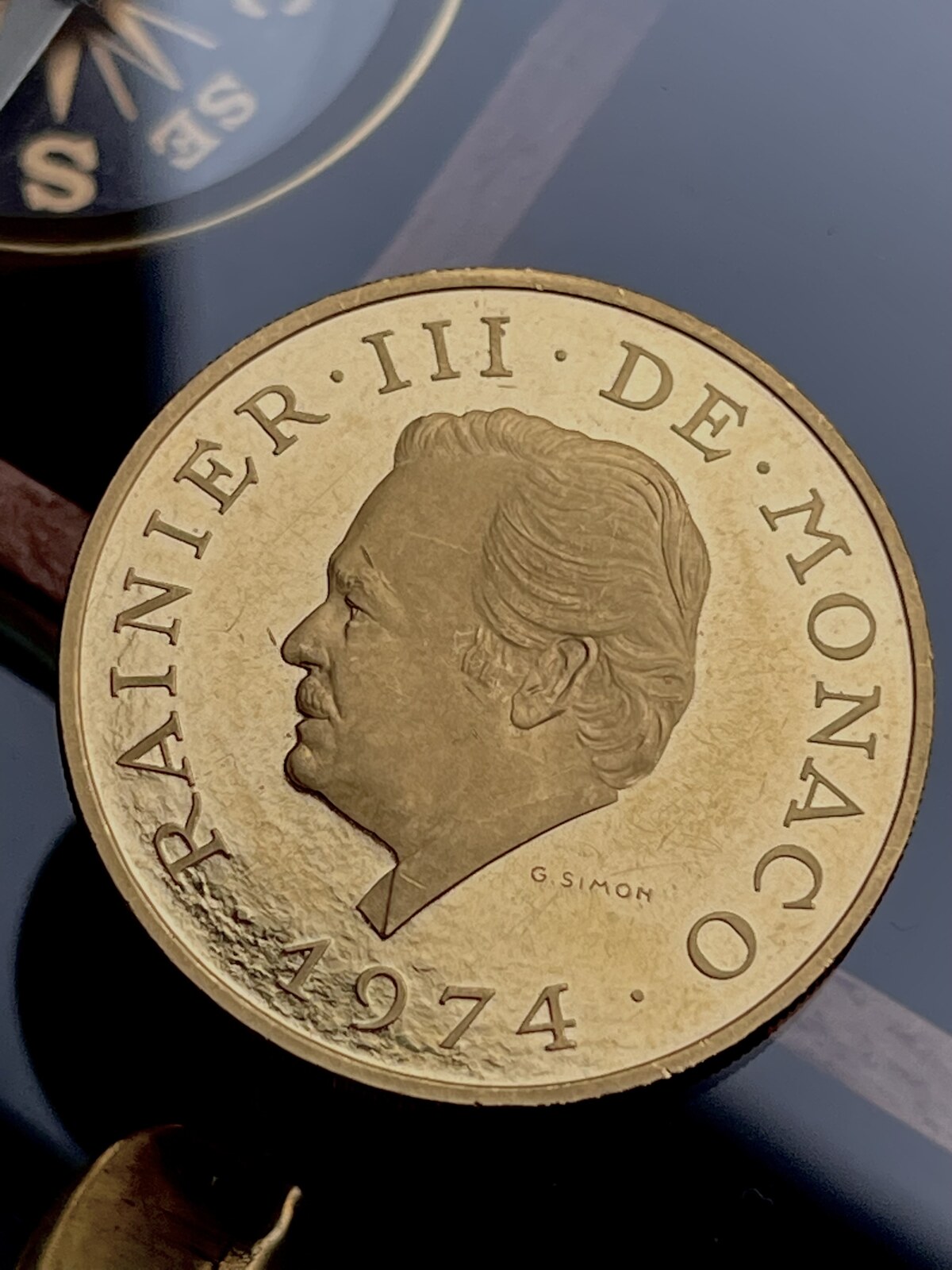 Monaco 3000 Francs 1974 1oz Gold – 25. Jahrestag – Regentschaft von ...