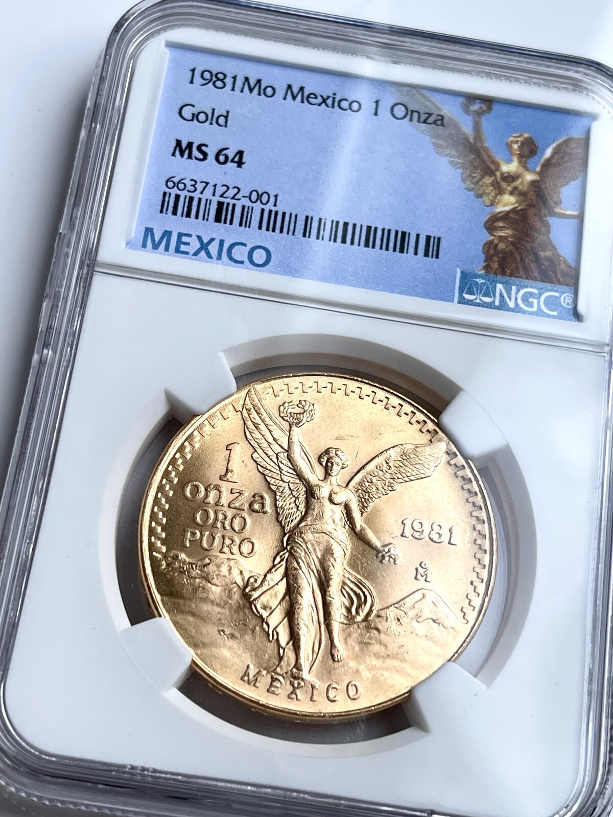 Mexico 1 Onza 1981Mo Mexiko Libertad 1oz Gold 1981 Erstausgabejahr NGC MS 64 | MA-Shops