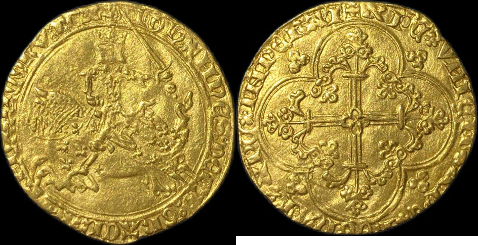 Frankreich Franc à Cheval 1350-1364 Jean II Le Bon Etat : ss+ ...
