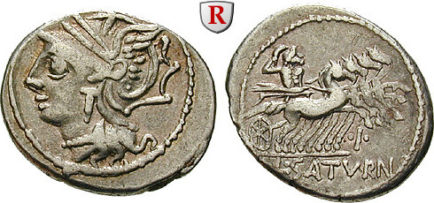 Denar L. Appuleius Saturninus, 104 v.Chr. ss | MA-Shops