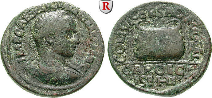 Koile Syria Bronze Heliopolis, Valerianus I., 253-260 f.ss / ss | MA-Shops