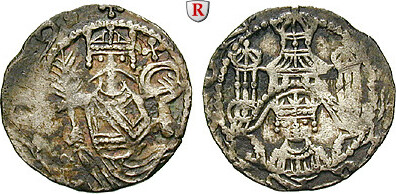 Aachen, königliche Münzstätte Denar o.J. Wilhelm von Holland, 1247-1256 ...