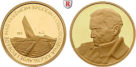 Personenmedaillen Goldmedaille o.J. Tito, Josip Broz - Jugoslawischer ...