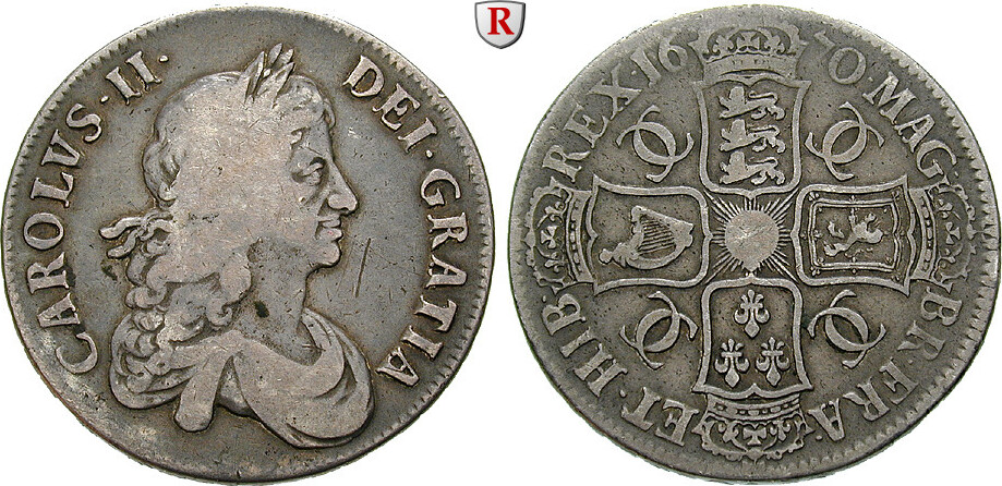 Grossbritannien Crown 1670 Charles II., 1660-1685 ss | MA-Shops