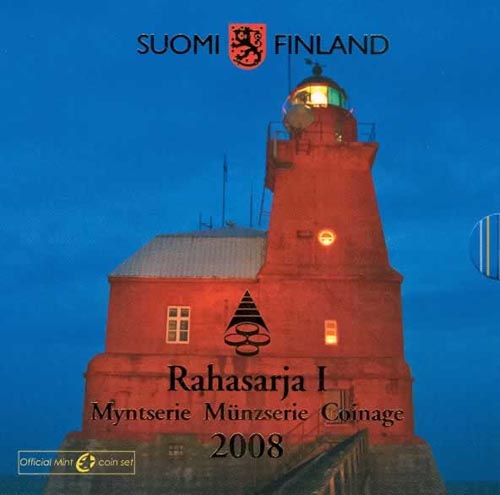 Finland 3,88 Euro 2008 I Finnish Lighthouse Porkkala Kallbåda st | MA-Shops