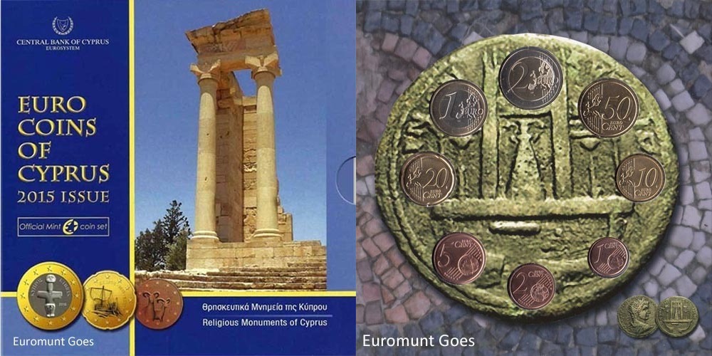 Cyprus 3,88 Euro 2015 Complete Euro set st | MA-Shops