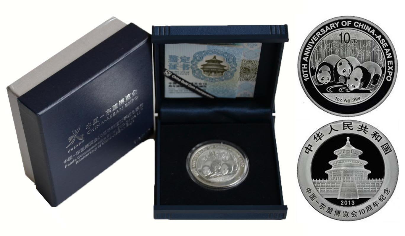 10 Yuan 2013 10th Anniversary of China ASEN Expo Bu | MA-Shops
