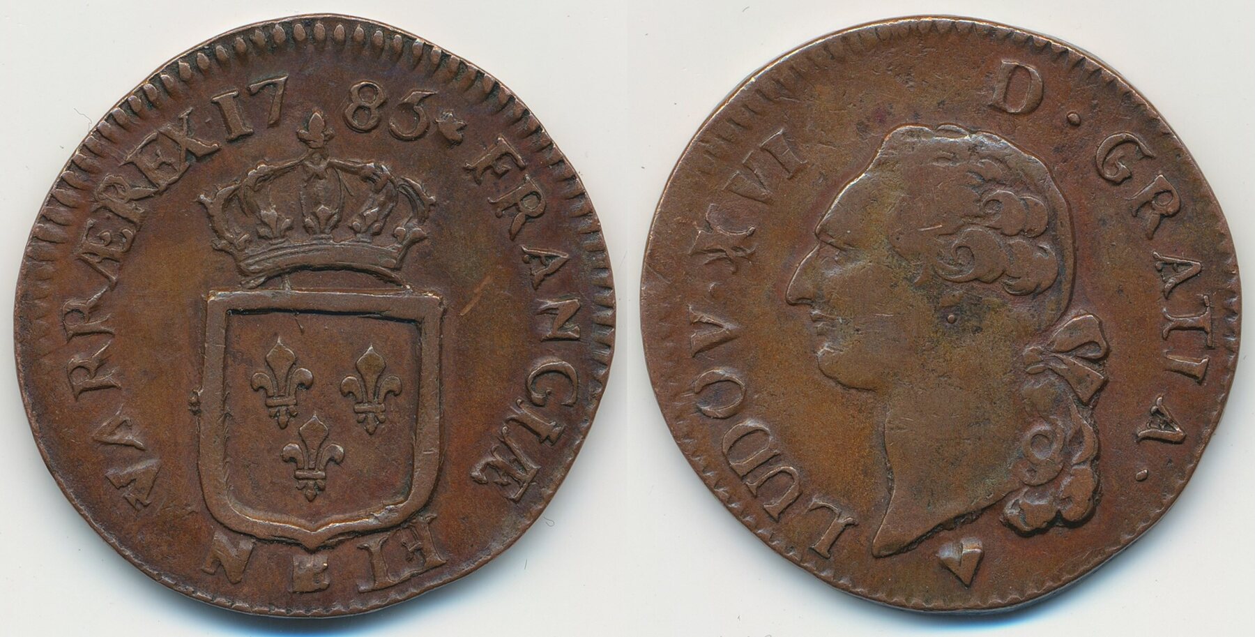 Mynter 1 Sol France 1785 VF/XF | MA-Shops