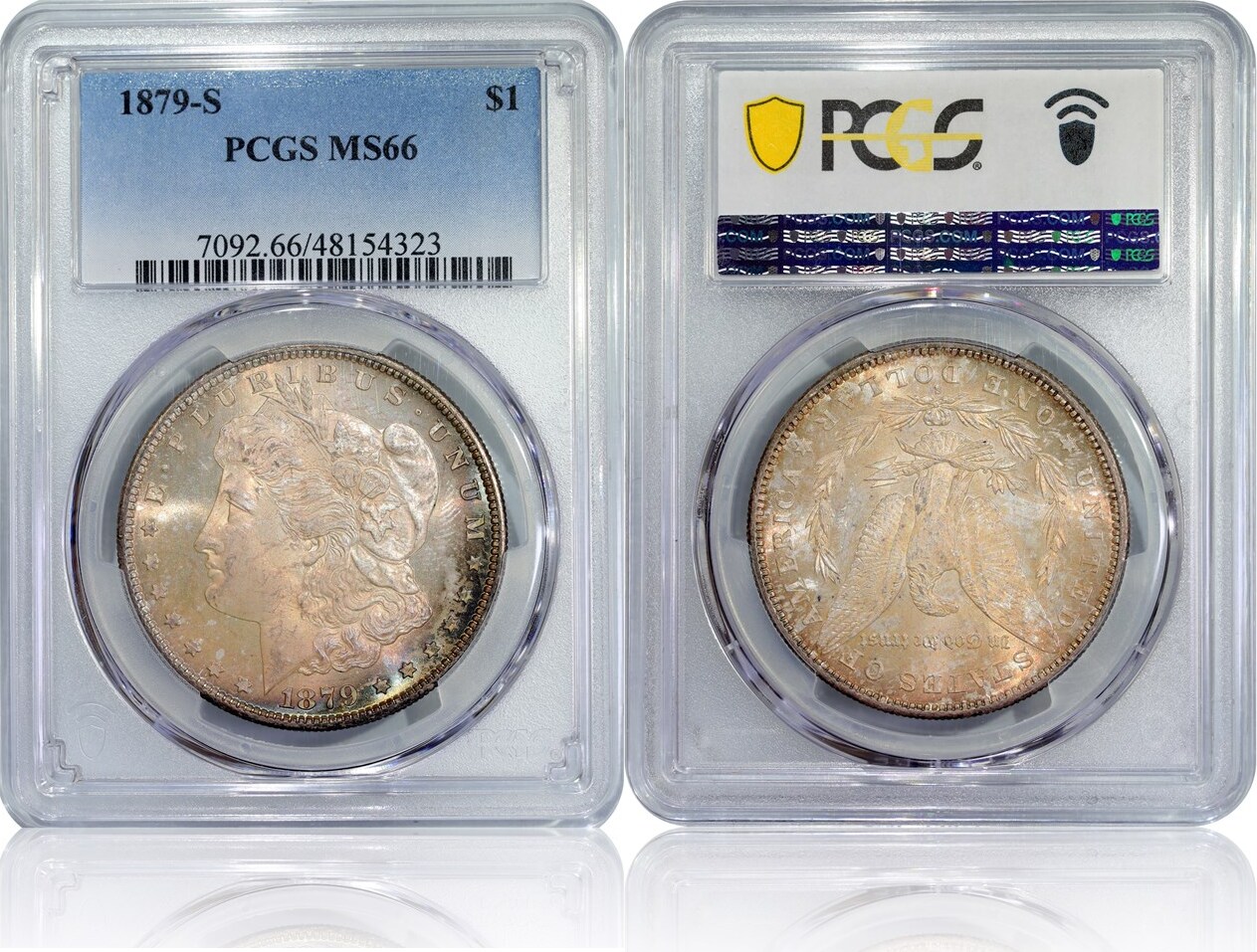 Mynter USA $1 1879-S PCGS MS66 | MA-Shops