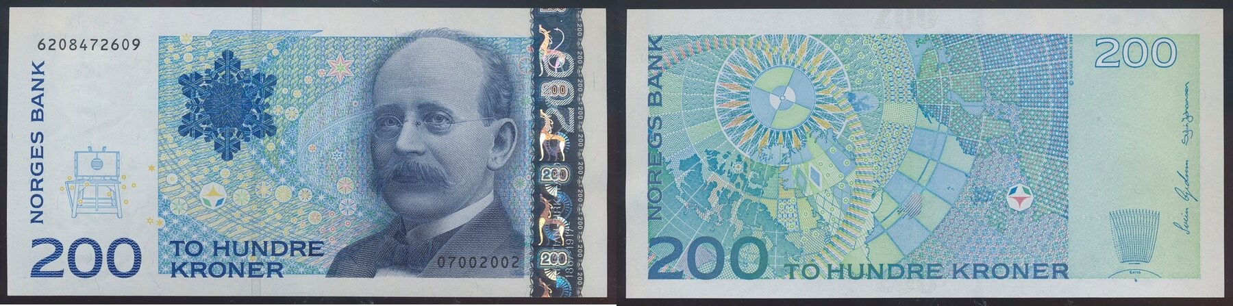 Sedler 200 Kroner 2002 Kv 0 (UNC) | MA-Shops