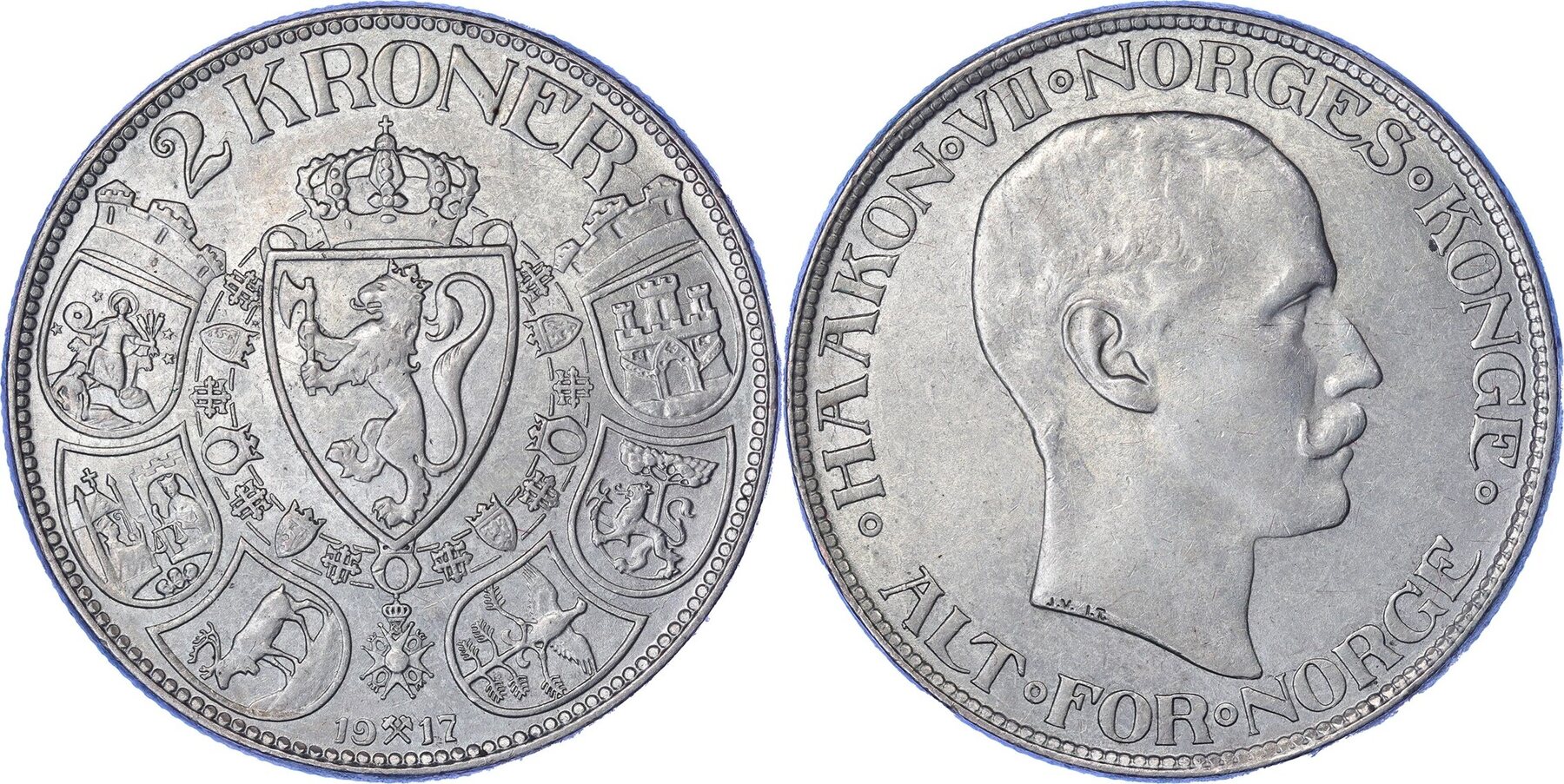 Mynter 2 Kroner 1916 Kv 1+ | MA-Shops