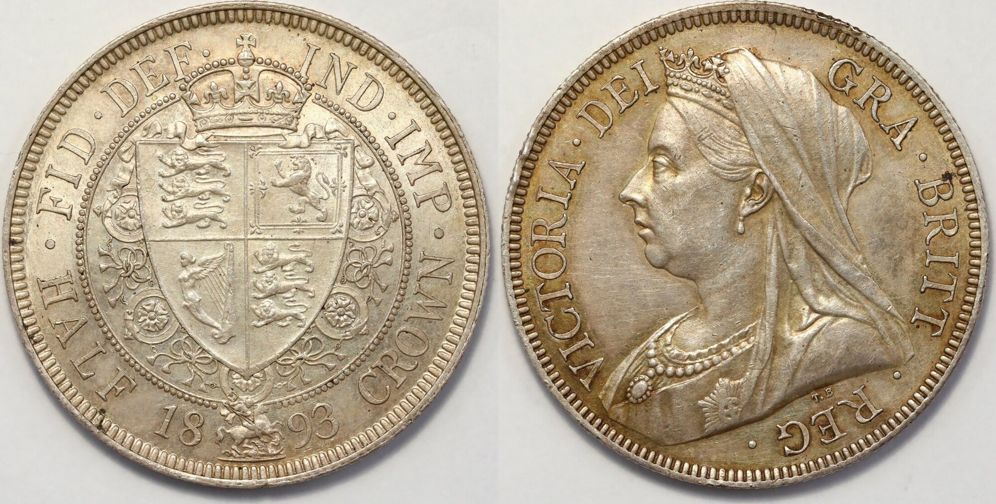 Mynter Crown 1893 Great Britain Half UNC | MA-Shops