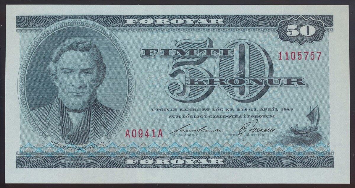 Sedler 50 Kronur 1994 Faroe Islands UNC | MA-Shops