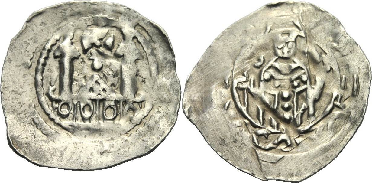 Austria Kärnten Friesach Pfennig 1170-1200 Adalbert II. von Böhmen 1168 ...