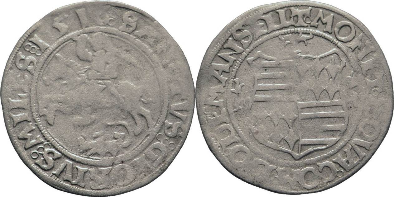 Mansfeld Eisleben Groschen 1516 Günther IV., Ernst II., Hoyer VI ...