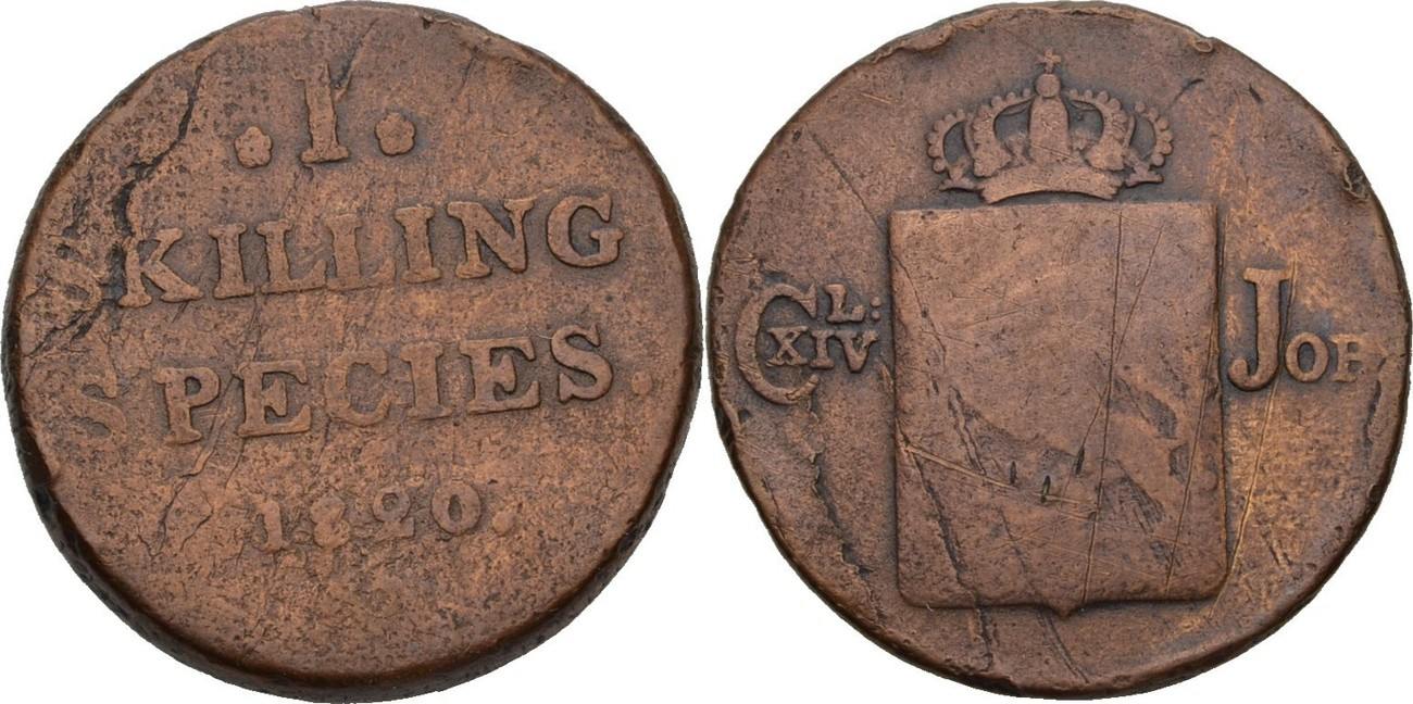 Norwegen 1 Skilling 1820 Carl XIV., 1818-44 s+ | MA-Shops