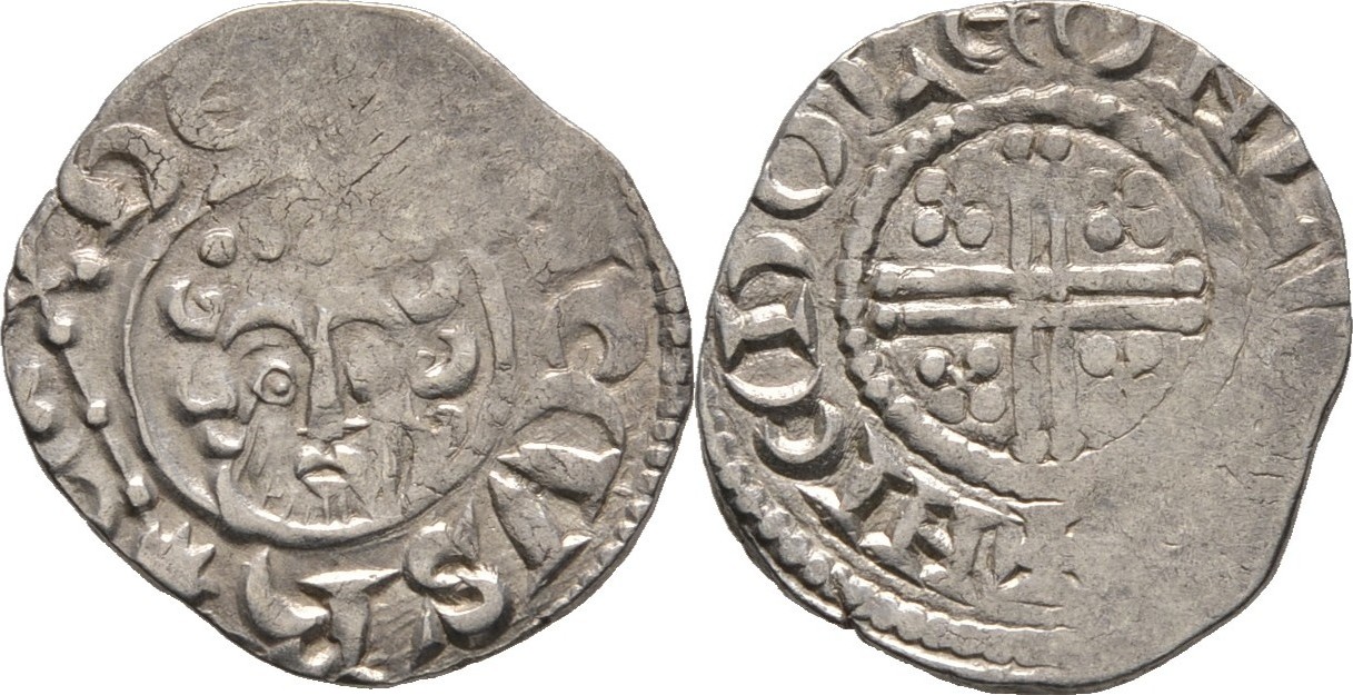 England London Penny 1236-1242 Henry III. 1216-1272. Prägeschwächen, ss ...