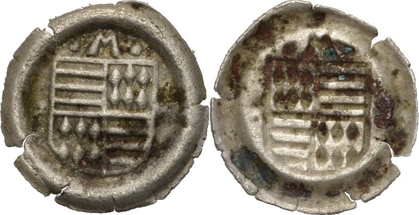 Mansfeld Hohlpfennig 1519-1520 Günther IV., Ernst II., Hoyer VI ...