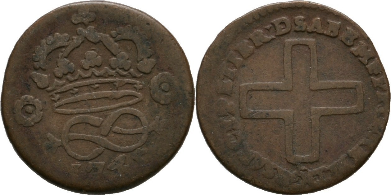 Italien Savoia 2 Denari 1745 Carlo Emanuele III (1730-1773) ss | MA-Shops