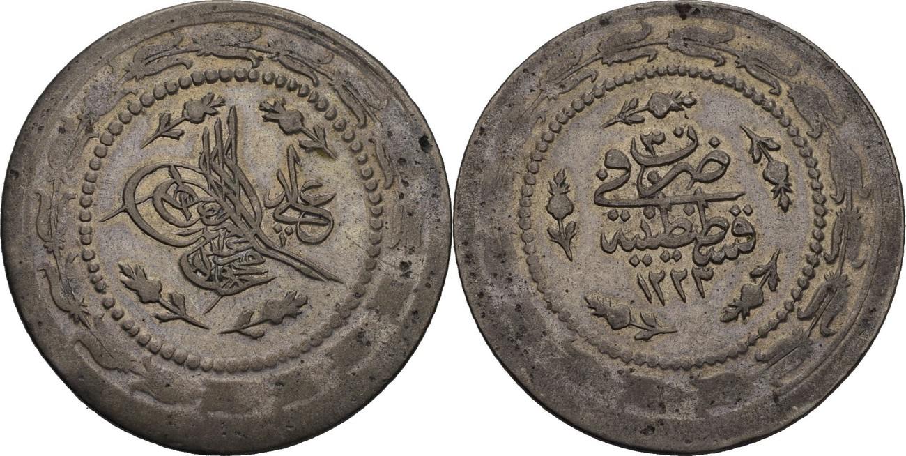 Türkei Osmanen 6 Piaster 1837 Mahmud II., 1808-1839 AD ss | MA-Shops