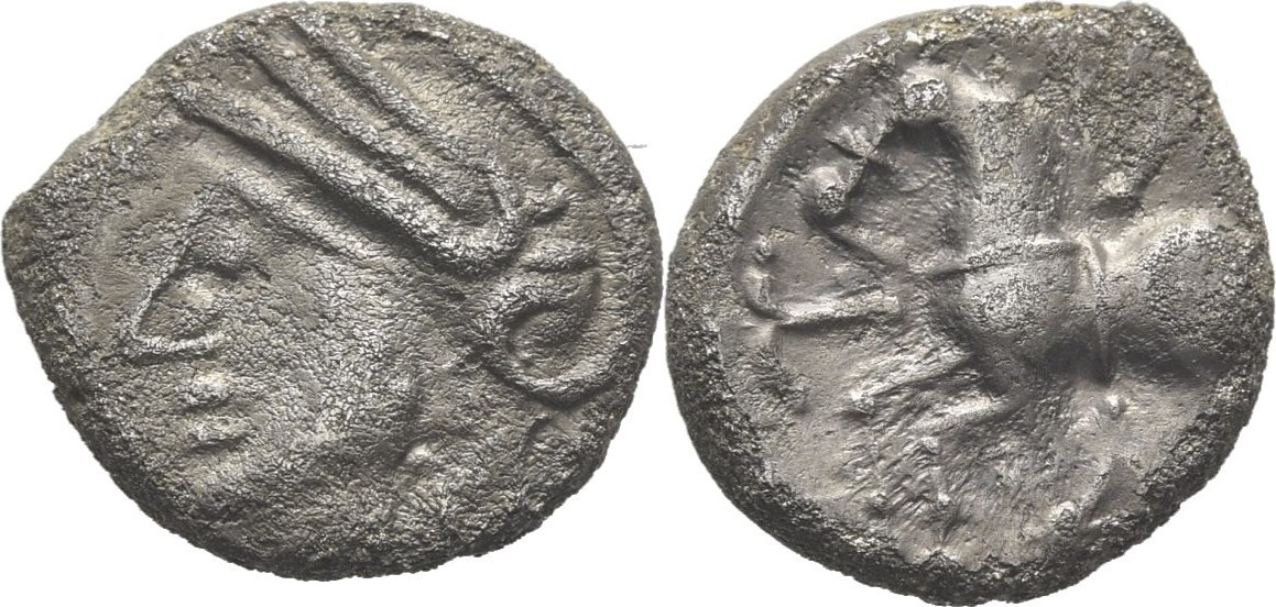 Kelten Gallien HAEDUI oder LINGONES Quinar 150-50 KALETEDOU ss | MA-Shops