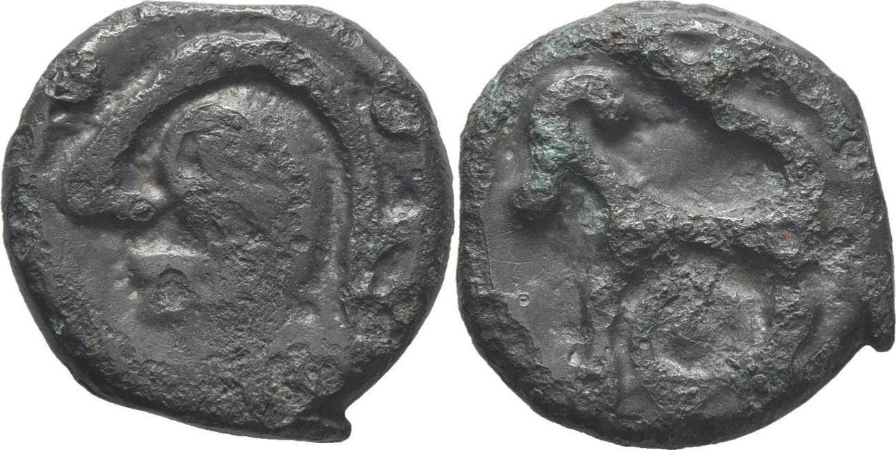 Kelten Gallien Senones Potin 150-50 ss | MA-Shops