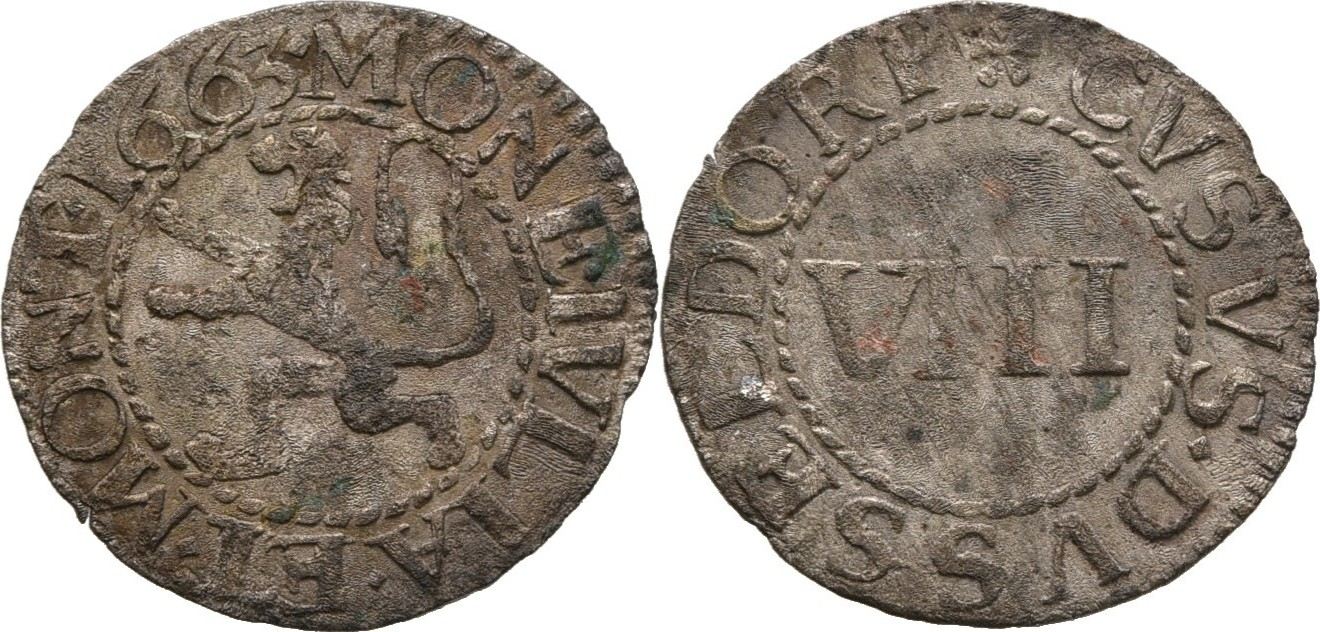 Jülich Berg Düsseldorf 8 Heller 1663 Philipp Wilhelm, 1653-1679 ss | MA ...