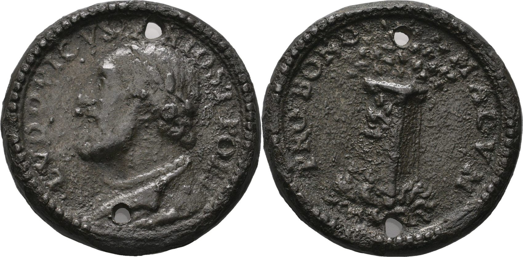 Italien Ferrara Medaille Ludovico Ariosto (Poet), 1474-1533. Gelocht ...