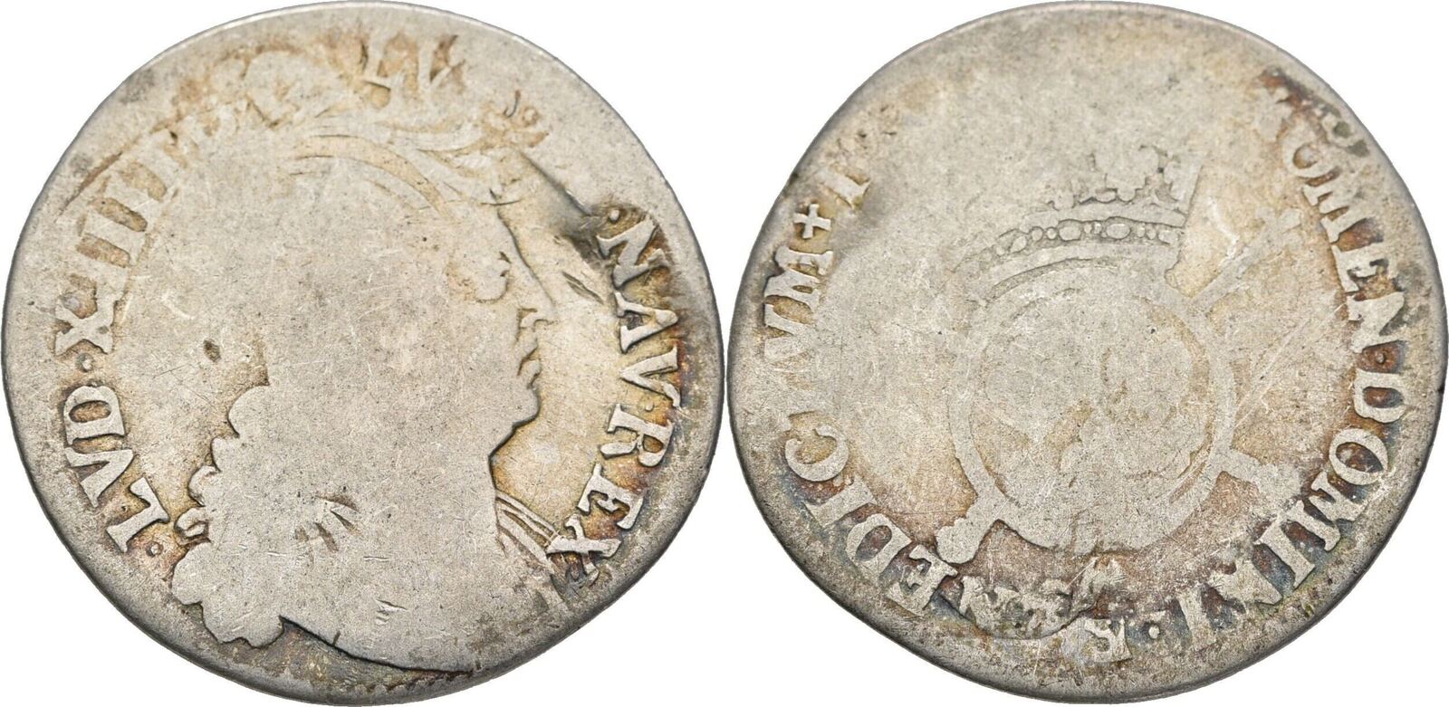 Frankreich 1/4 Ecu 1690 ? ludwig XIV., 1643-1715 l. Bug, f.ss | MA-Shops