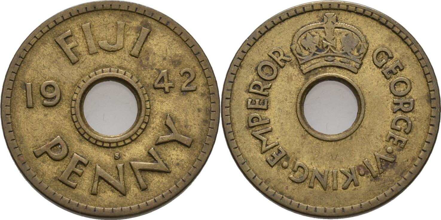 FIJI Penny 1942 Georg VI.,1936-1952. ss | MA-Shops