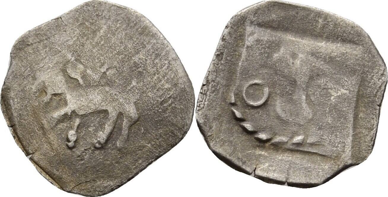 Bayern Landshut Ötting Pfennig Heinrich IV. der Reiche 1393-1450 ss ...