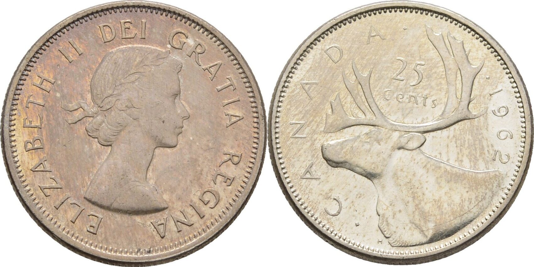 Kanada 25 Cents 1962 Ss MA Shops kanada-25-cents-1962-ss-ma-shops
