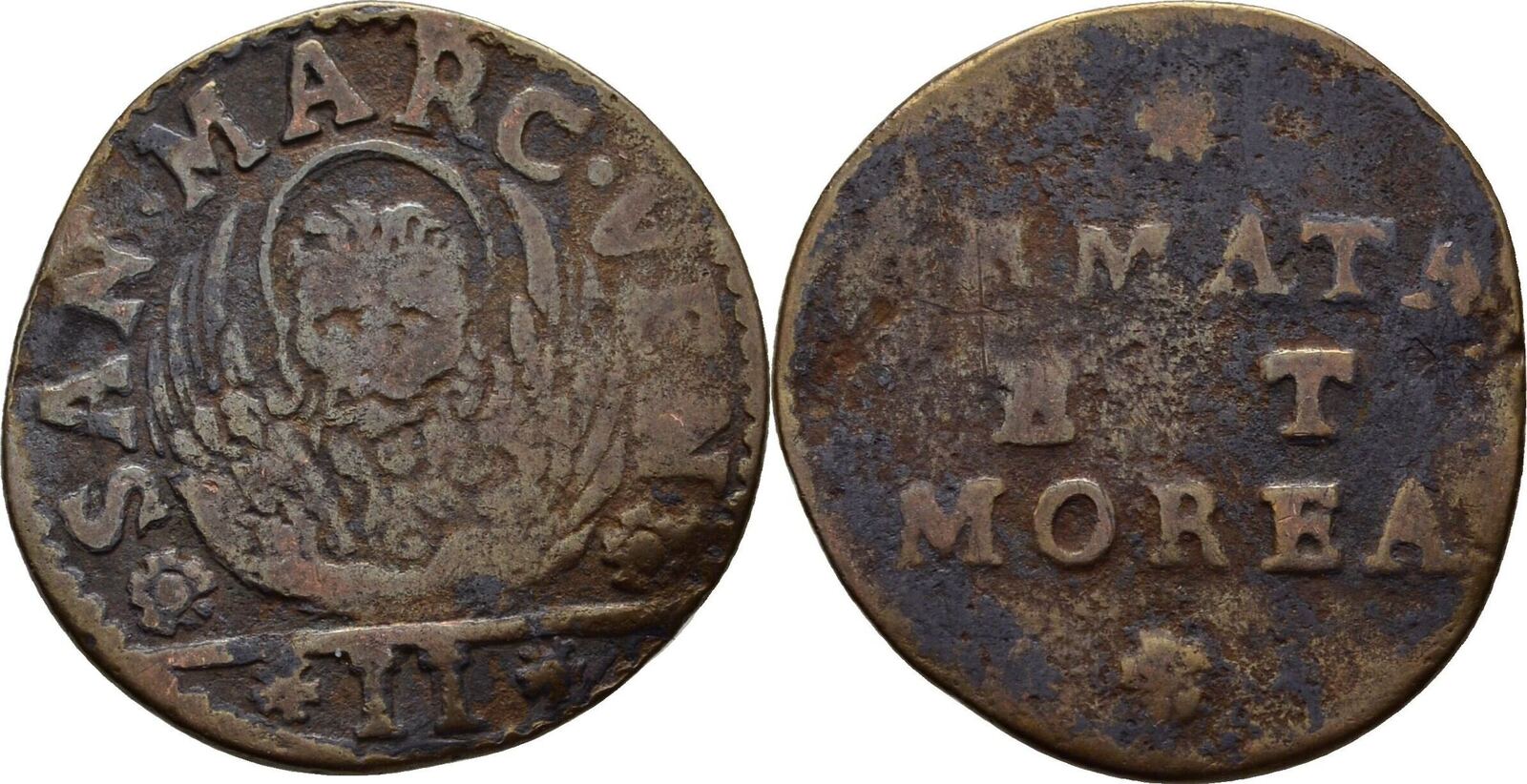 Italien Venedig Armata & Morea 2 Soldi 1688 ab f.ss | MA-Shops
