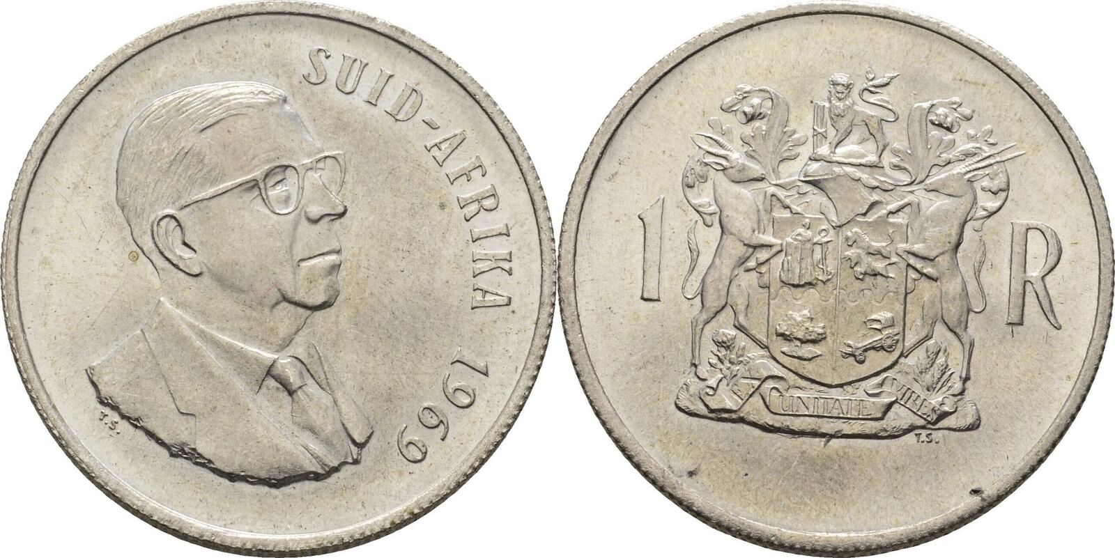 Südafrika 1 Rand 1969 vz | MA-Shops
