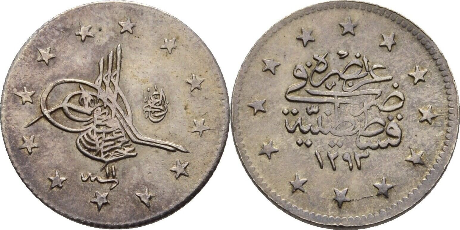 Türkei Osmanen 2 Kurush Abdul Hamid II. ss | MA-Shops