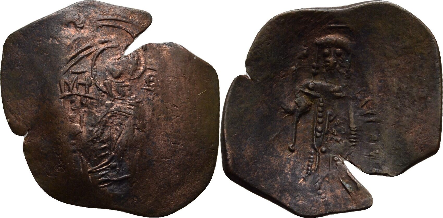 Byzanz Constantinople Trachy 1185-1192 Isaac II Angelus 1185-1195 ss ...