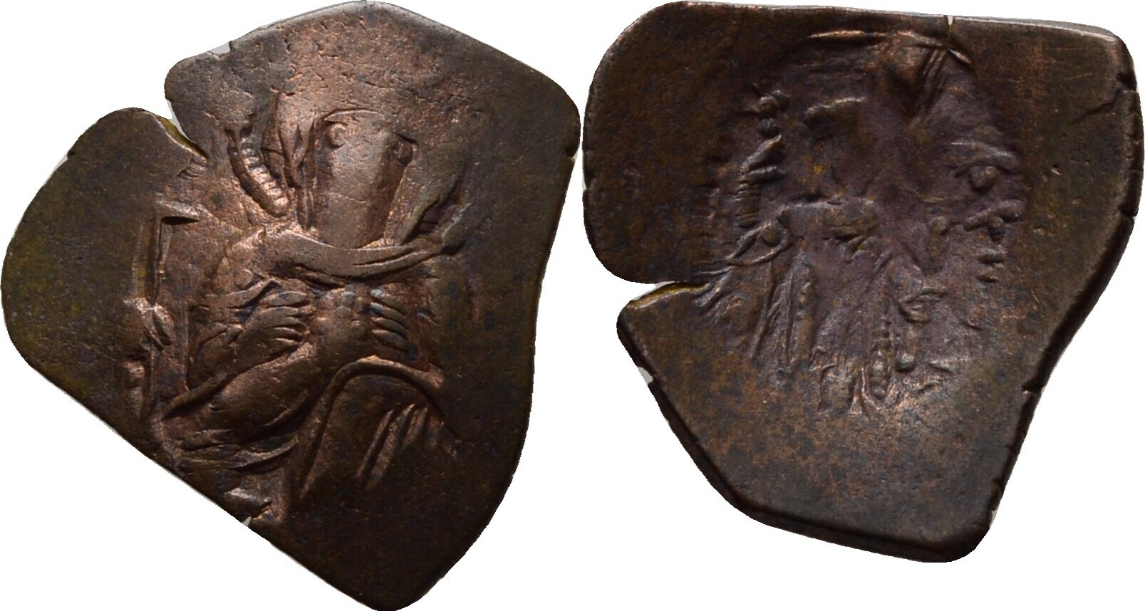 Byzanz Constantinople Trachy 1185-1192 Isaac II Angelus 1185-1195 ss ...