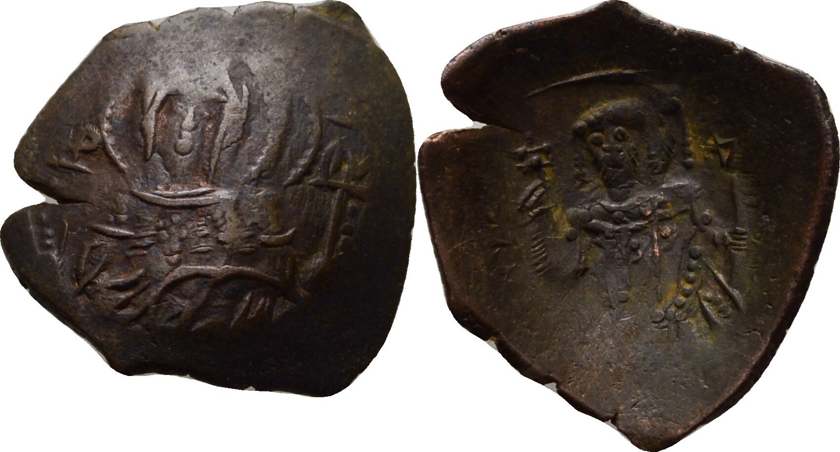 Byzanz Constantinople Trachy 1185-1192 Isaac II Angelus 1185-1195 ss ...