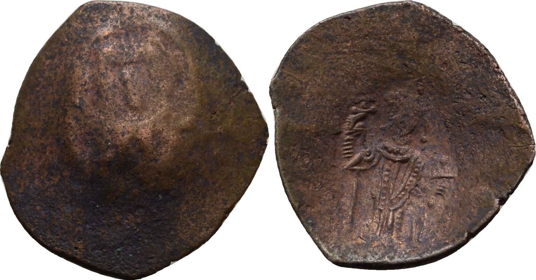 Byzanz Constantinople Trachy 1185-1192 Isaac II Angelus 1185-1195 ss ...