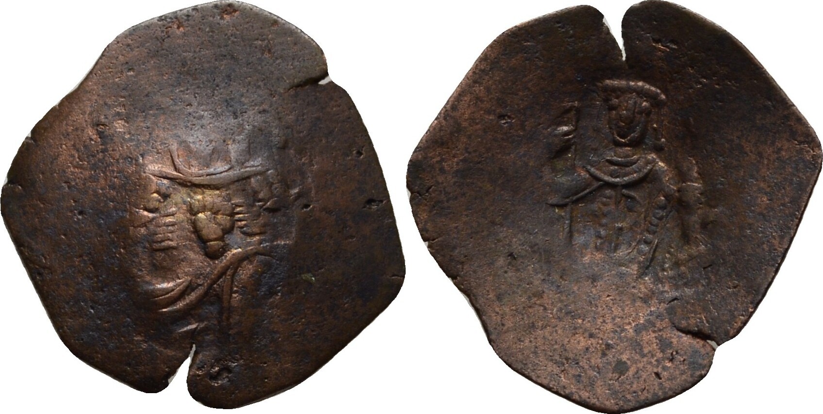 Byzanz Constantinople Trachy 1185-1192 Isaac II Angelus 1185-1195 ss ...