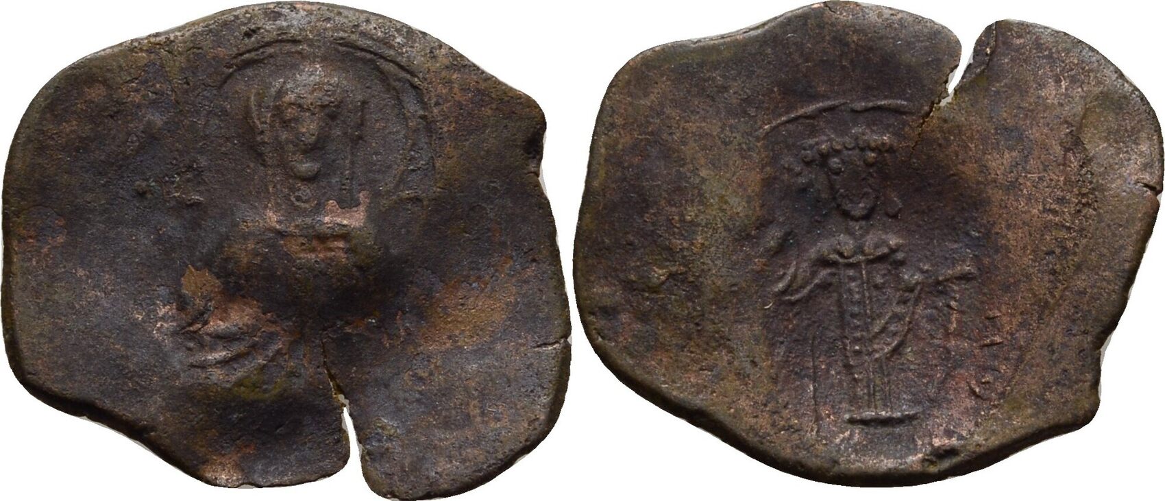 Byzanz Constantinople Trachy 1185-1192 Isaac II Angelus 1185-1195 ss ...