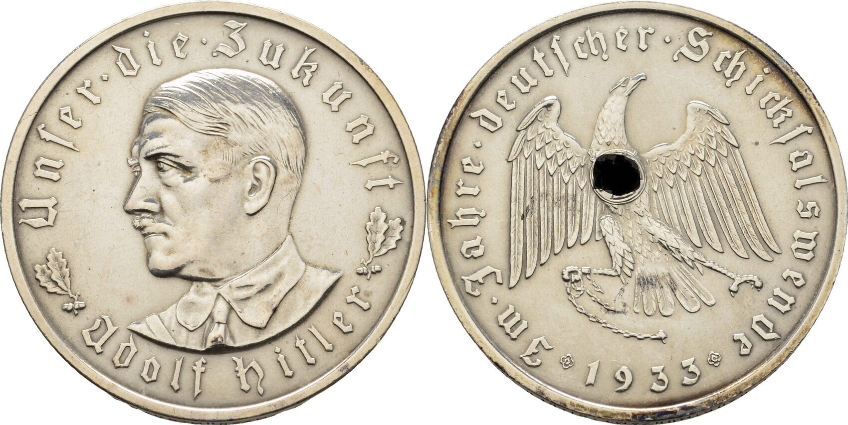 Deutsches Reich Medaille 1933 Adolf Hitler ss | MA-Shops