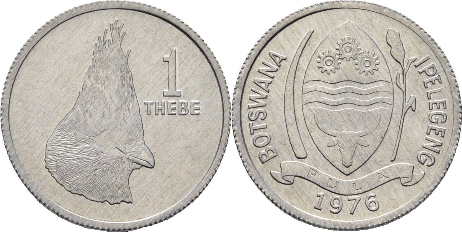 Botswana 1 Thebe 1976 prägefrisch | MA-Shops
