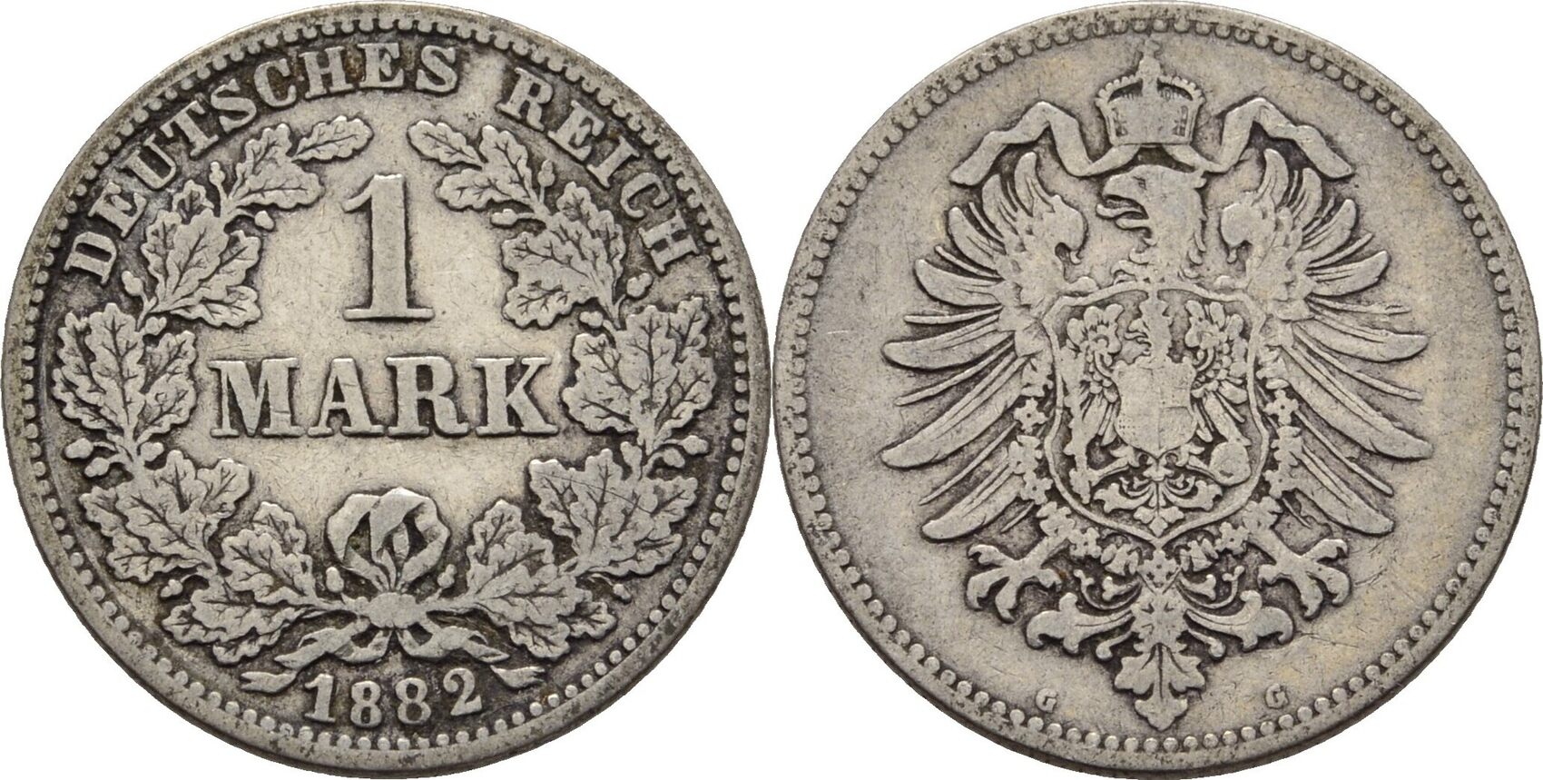 Deutsches Reich 1 Mark 1882 G ss- | MA-Shops